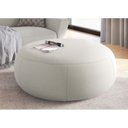 Sit & More sit&more Hocker &raquo;Cadabra&laquo; Rundhocker, Durchmesser Sitzfl&auml;che 64 cm oder 104 cm beige Samtoptik (100% Polyester);Soft clean (98% Polyester, 2% Polyamid