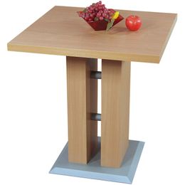Inosign S&auml;ulen-Esstisch &raquo;Luxor&laquo; Breite 70 cm buche