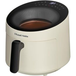 Russell Hobbs Heißluftfritteuse »SatisFry Panoramic AirFryer(27421-56)« 1500 W mit Sichtfenster, 10 Programme., wenig oder kein Öl erforderlich creme