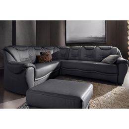 Sit & More SIT&MORE Ecksofa »Benson L-Form« wahlweise mit Bettfunktion schwarz