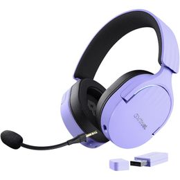 Trust Gaming-Headset »GXT491 Fayzo« A2DP Bluetooth Mikrofon abnehmbar Noise-Cancelling purple