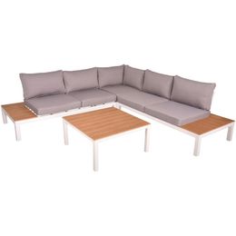 Garden Pleasure Gartenlounge-Set »VALENTINA« grau +
