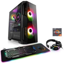 CSL Gaming-PC »Sprint V28113« schwarz Microsoft Windows 11 Home (64 Bit): Modernes und sicheres Betriebssystem vorinstalliert.