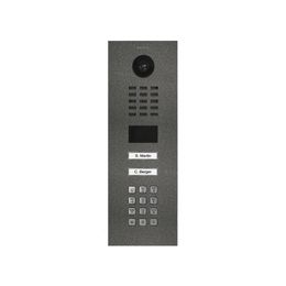 DoorBird Video-T&uuml;rsprechanlage &raquo;D2102KV IP Video T&uuml;rstation&laquo; Au&szlig;enbereich Grau 4D Bewegungssensor, RFID-Leser