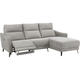 Inosign Ecksofa »TAYLER 3-Sitzer, L-Form (Breite 239cm), elektr. Relaxfunktion, USB A/C« und Recamiere, Liegefunktion durch Recliner,...