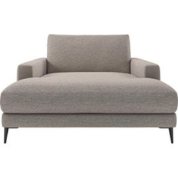 Inosign Chaiselongue »Downtown Loungemöbel zum Relaxen, B/T/H: 132/170/84 cm« auch in Bouclé, Cord und Easy care - leicht mir Wasser zu reinigen natur