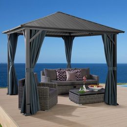 Konifera Pavillon &raquo;Samos&laquo; BxT: 300x300 cm, Stahlgestell, ohne Seitenteile