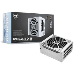 Cougar thermoelektrische Generatoren »POLAR X2 1200 ATX3.0 Platinum Effizienz Netzteil« Für Pc geeignet Weiß Gewicht: 2,1Kg
