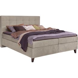 Alina Boxspringbett »Neomi« inklusive Matratze und Topper beige ENF 2