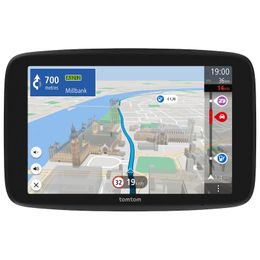 TomTom PKW-Navigationsgerät »GO CAMPER Max (2te Generation)« (Zentraleuropa ) Schwarz Monatliche Kartenabdeckung über Wi-Fi