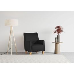 Sit & More sit&more Sessel &raquo;Bosse&laquo; mit Federkern grau