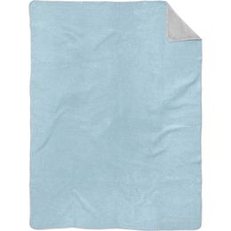 Tom Tailor HOME Wohndecke »Basti« Doubleface Decke, Kuscheldecke hellblau Obermaterial: 60% Baumwolle, 40% Polyacryl B/L: 150 cm x 200 cm