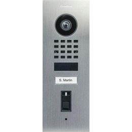 DoorBird Video-T&uuml;rsprechanlage &raquo;D1101FV IP Video T&uuml;rstation mit Fingerprint Edelstahl V2A&laquo; Au&szlig;enbereich silber T&uuml;r&ouml;ffnerautomatik f&uuml;r den Einsatz in 