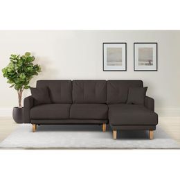 Home Affaire Ecksofa »TRIPLO optionale Schlafsofa mit Bettkasten, Maße B/T/H: 234/164/89 cm« L-Form wahlweise mit Bettfunktion - Liegefläche...