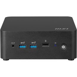 MSI Mini-PC »Cubi NUC 1MG-212DE« schwarz 4x USB Typ-A, 2x USB Typ C (Thunderbolt 4), 2x HDMI, 2x LAN, 1x Kartenleser