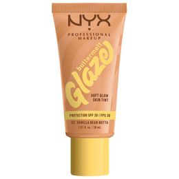 NYX Foundation »Professional Makeup Buttermelt Glaze Foundation LSF 30« Pflegend, spendet Feuchtigkeit, ohne Rückstände und öliges Finish. nude...