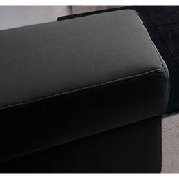DOMO collection Hocker &raquo;Alisson&laquo; schwarz Microfaser aus 100% Polyester;Softlux , das pflegeleichte Kunstleder aus 80% PVC, 18% Polyester und 2% 