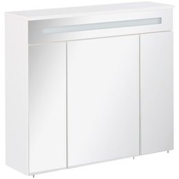 Fackelmann Spiegelschrank »Kara« Badmöbel Breite 80 cm weiss