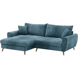 MR. COUCH Ecksofa »Blackburn II L-Form« Wahlweise mit Kaltschaumpolsterung bis 140 kg belastbar Dolce 13 ocean