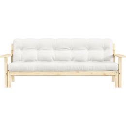 Karup Design Schlafsofa »Unwind« Mit Holzstruktur, inkl. Futonmatratze, Liegefläche 130x190 cm Natural