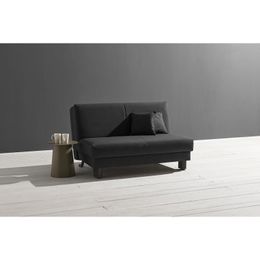 ell+ell ELL + ELL Schlafsofa »Enny« Liegefläche Breite 120 oder 140 cm, Liegehöhe 45 cm, Füße schwarz dunkelgrau