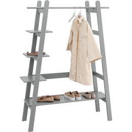 OTTO products Garderobe »Rikke« "Rikke", Breite 118 cm grau Maße B/T/H: 118/40/168 cm