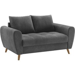2-Sitzer &raquo;Blackburn II&laquo; Mit Kaltschaumpolsterung bis 140 kg belastbar schwarz Memphis (Grundgewebe - 100% Polyester; Nutzschicht- 90% Polyester / 10% 