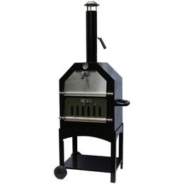 Buschbeck Grillkamin »Pizzaofen« BxTxH: 51x38x160 cm schwarz