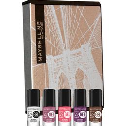 Maybelline NEW YORK Kosmetik-Set »Fast Gel Nagellack Set« mit vielseitigen Kombinationsmöglichkeiten 01/06/07/08/14 Clear Top Coat/Orange Shot/Pink...
