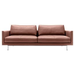 CREATION BY ROLF BENZ 4-Sitzer »CR.414, Designsofa, Loungesofa« Wahlweise aus Leder oder Chenille signalbraun