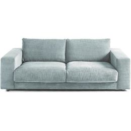 3C CANDY 2-Sitzer »Enisa softig und legeres Big-Sofa, bequem und komfortabel« Zeitloses und stylisches Loungemöbel, in Breitcord bleu