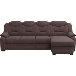 COTTA Ecksofa &raquo;Marcus L-Form&laquo; wahlweise mit Bettfunktion grau 100% Polyester