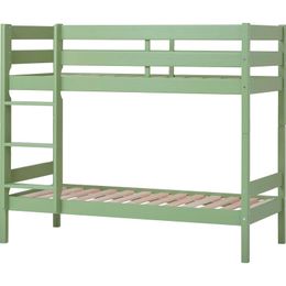 Hoppekids Etagenbett »ECO Comfort Kinderbett 90x200 oder 70x160 aus Massivholz in 4 Farben« TÜV, FSC und Nordisches Umweltzeichen – wahlweise mit...