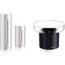 Netatmo Sensor &raquo;Set mit Wetterstation und Regenmesser&laquo; grau