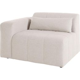 LeGer Home by Lena Gercke Sofaelement »Maileen« Modul Sessel mit Armlehne, verknüpfbar mit anderen Modulen der Serie beige