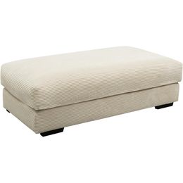 WERK2 Hocker &raquo;Eden&laquo; Design Hocker in Cord mit besonders weichem Sitzkomfort beige 90% Polyester, 10% Nylon