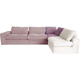 Alina Ecksofa &raquo;Sandy&laquo; mit losen Sitz und R&uuml;ckenkissen, in modernem Cordstoff bunt Cord GCT (92% Polyester, 8% Nylon)