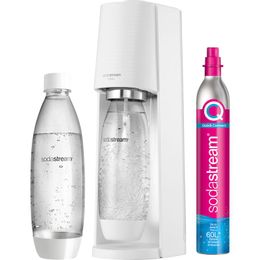 SodaStream Wassersprudler »TERRA« inkl. 1x CO2-Zylinder CQC, 1x 1L spülmaschinenfeste Kunststoff-Flasche weiß