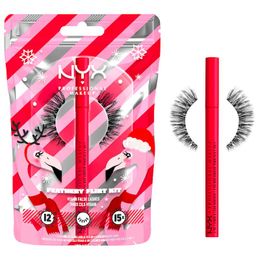 NYX Kosmetik-Set »Professional Makeup Feathery Flirt Kit« mit vielseitigen Kombinationsmöglichkeiten schwarz Make-Up-Set von NYX