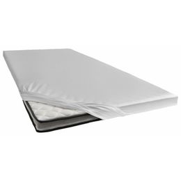 Cinderella Spannbettlaken &raquo;Topper-Spannbettlaken (bis 15 cm)&laquo; Elastizit&auml;t f&uuml;r ein glatt bezogenes Bett, bis 15cm H&ouml;he hellgrau Obermaterial: 100%...