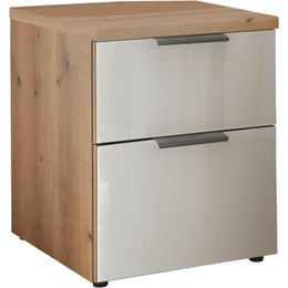 Wiemann Nachtkonsole &raquo;Como&laquo; vormontiert Floatglas, Holzwerkstoff, Metall