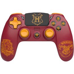 FREAKS AND GEEKS PlayStation 4-Controller »Harry Potter Slytherin Wireless« rot, golden Beleuchtete Tasten
