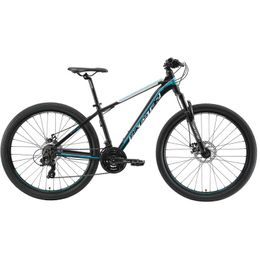 Bikestar Mountainbike 21 Gang Shimano RD-TY300 Schaltwerk Kettenschaltung für Damen und Herren, Kettenschaltung schwarz