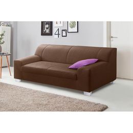 DOMO collection 3-Sitzer »Amando zeitlos und modern, komfortabel, « in vielen Bezugsvarianten, auch in Leder espresso