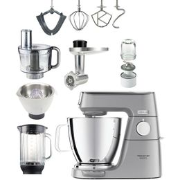 Kenwood Küchenmaschine »Titanium Chef Baker XL KVL85.704SI« inkl. umfangreiches Zubehör, mit integrierter EasyWeigh Waage silberfarben