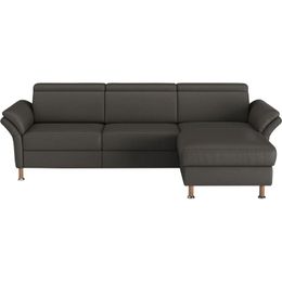 Home Affaire Ecksofa »Calypso L-Form« mit motorischen Funktionen im Sofa und Recamiere anthrazit