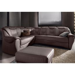 Sit & More SIT&MORE Ecksofa »Benson L-Form« wahlweise mit Bettfunktion mokka