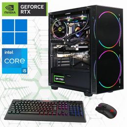 GAMEMAX Gaming-PC DDR5-RAM, PCIe SSD Gen4, Windows 11 Black Hole 7261 Windows 11 Home vorinstalliert: Starte direkt durch ohne Einrichtungsaufwand.