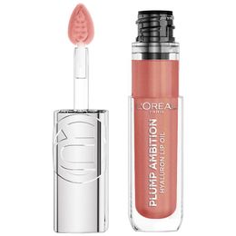 L'ORÉAL PARIS Lipgloss »Plump Ambition Hyaluron Lip Oil« mit Hyaluron Nude Macaron 0 Plump Ambition Hyaluron Lip Oil in 101 Cristal Clear