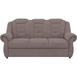 Home Affaire 3-Sitzer &raquo;Boston&laquo; Sofa mit hoher R&uuml;ckenlehne braun 100% Polyester